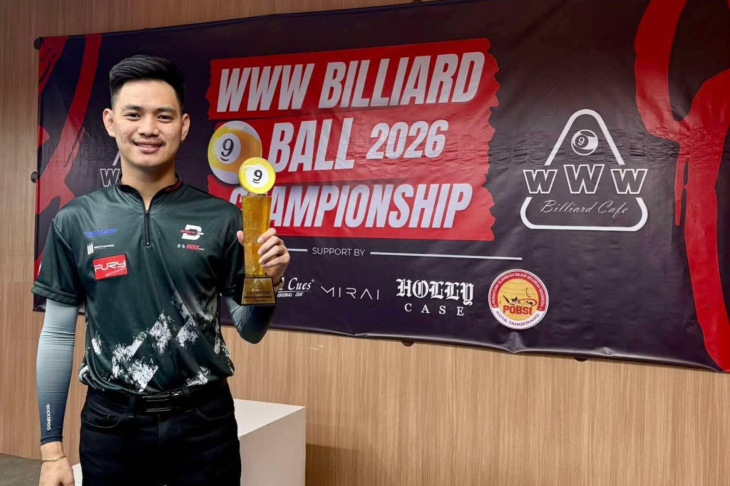 Paniqui's Ferrer wins 9-ball title in Indonesia - TARLAKENYO